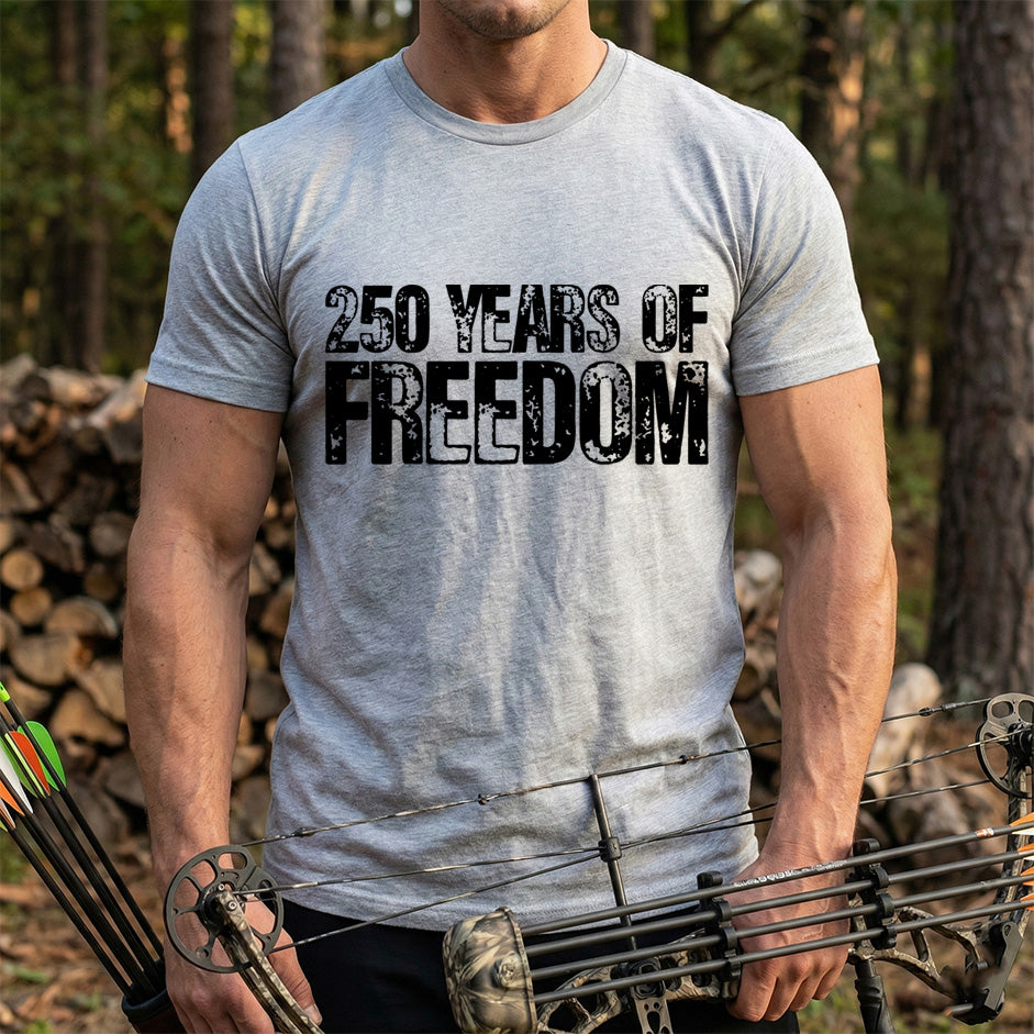 250 Years of Freedom | Distressed Grunge Typography Ready-to-Press DTF