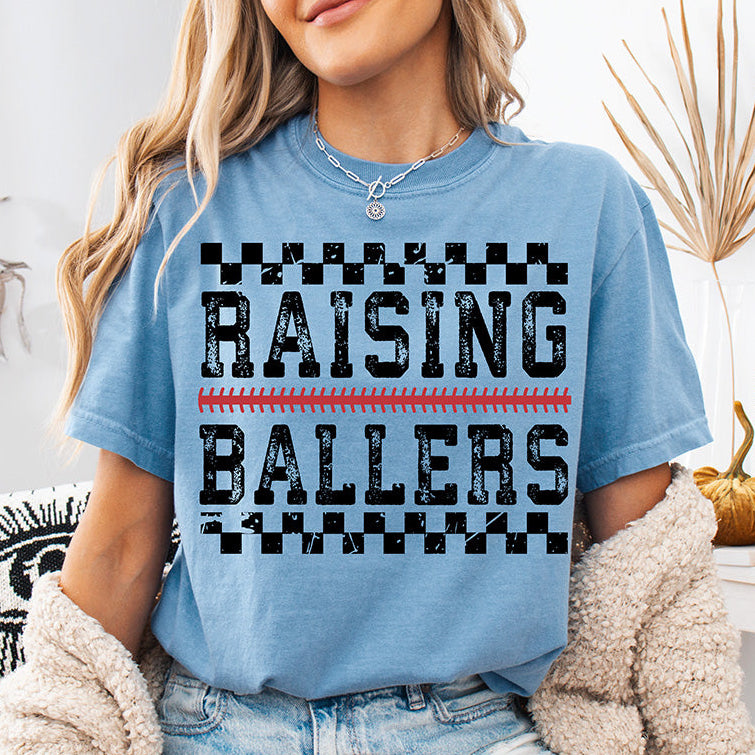 Raising Ballers DTF Transfer | Ready to Press Sports Design