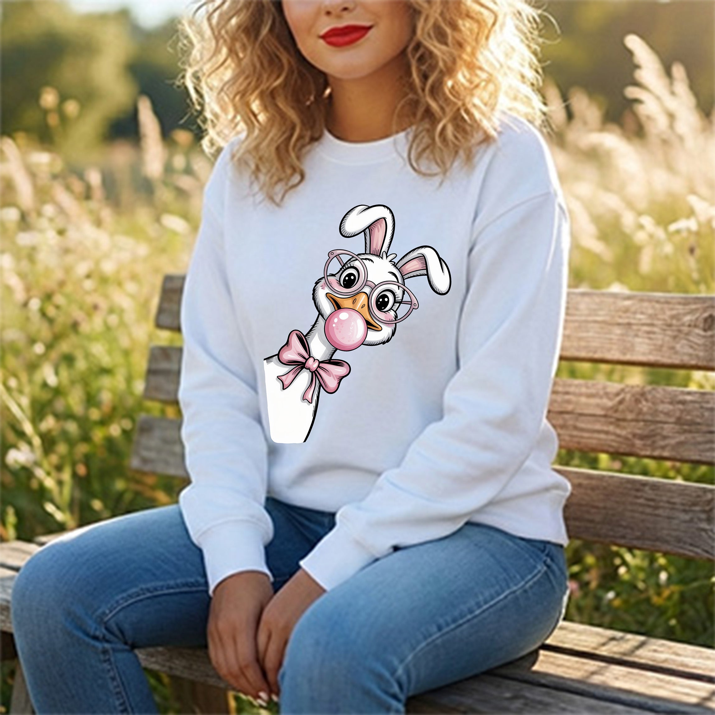 🎀 Silly Goose, It’s Easter! "Preppy Easter Goose" DTF Transfer